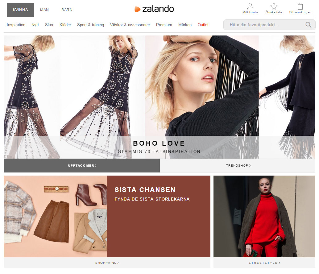 Ta del av Zalandos erbjudanden och rabattkoder – För 17 Web